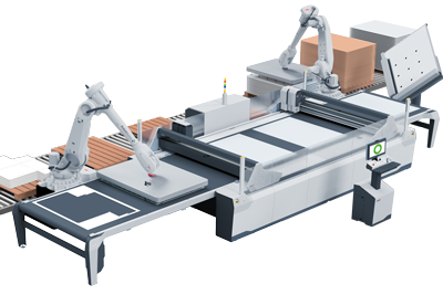 Industrial Robot Unloading - RobotFactory