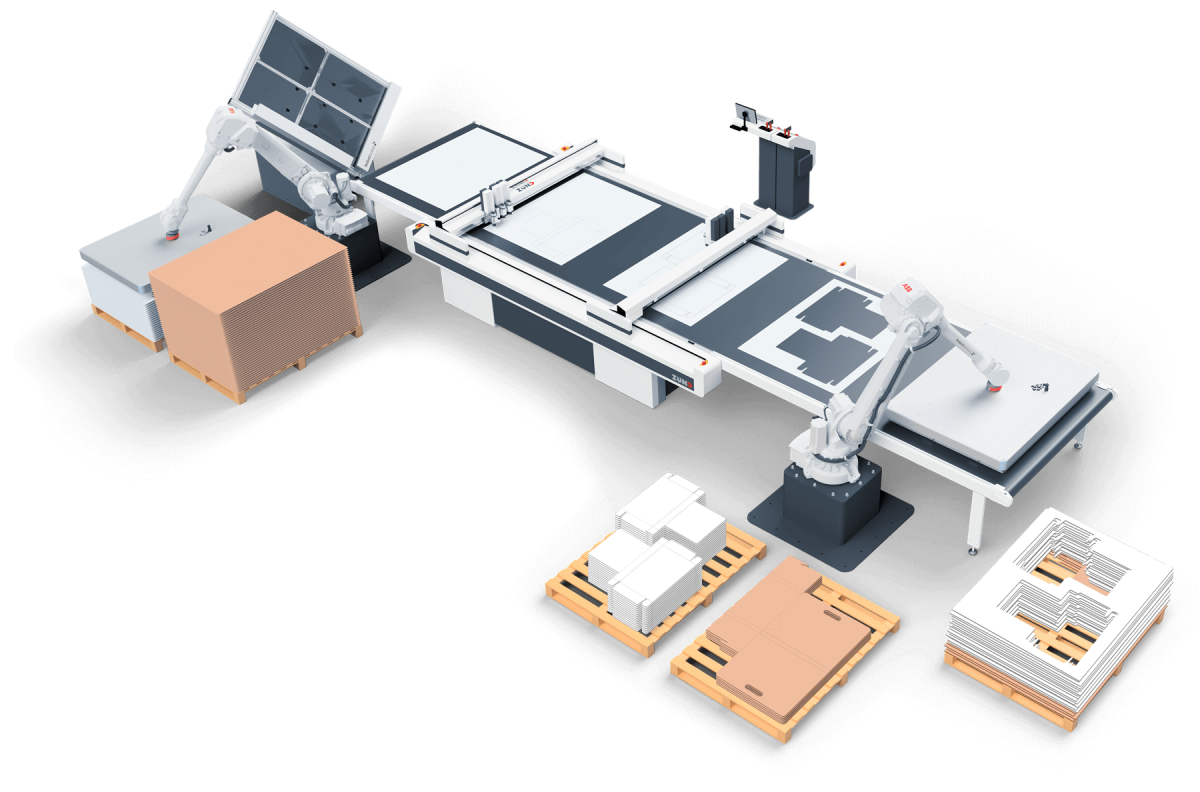 Twin Robot Board Handling System - RobotFactory